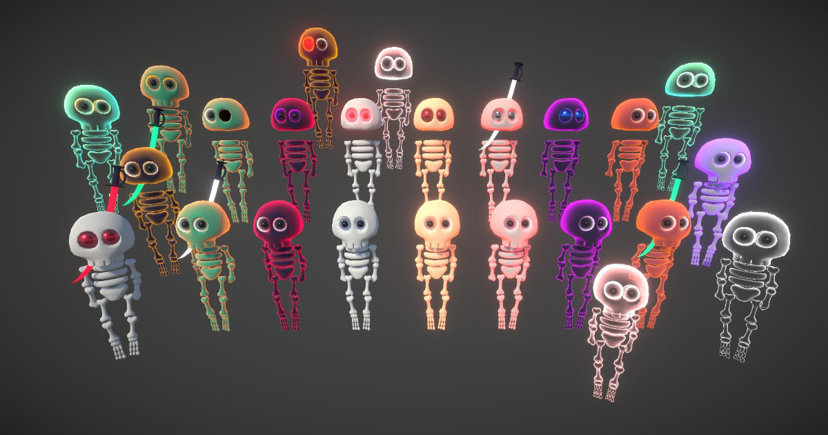 Steve : The Skeleton Ghost | 3D Creatures | Unity Asset Store