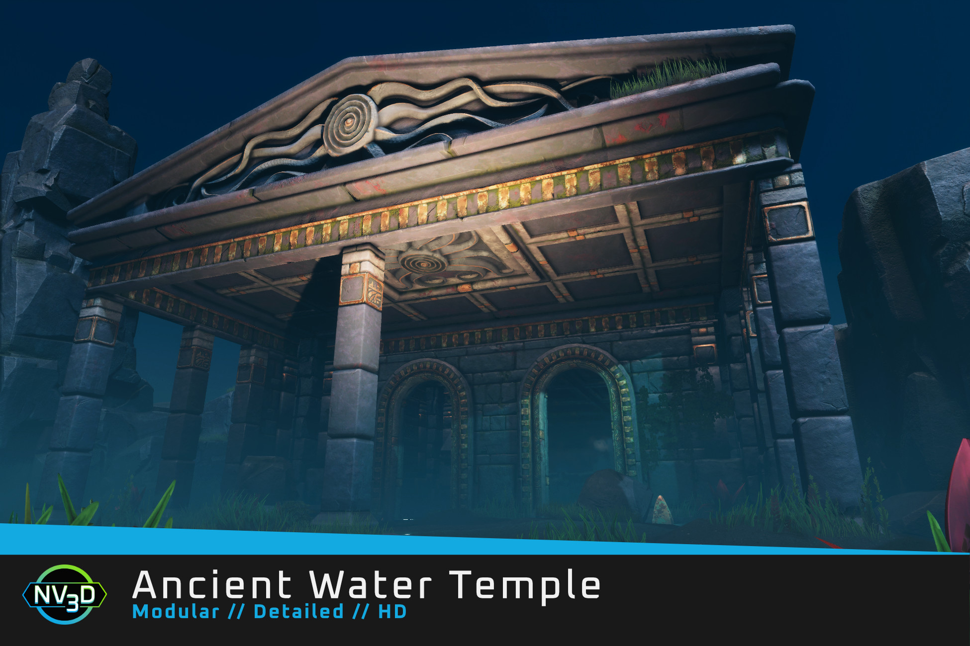 Ancient Water Temple | 3D Environments | Unity Asset Store