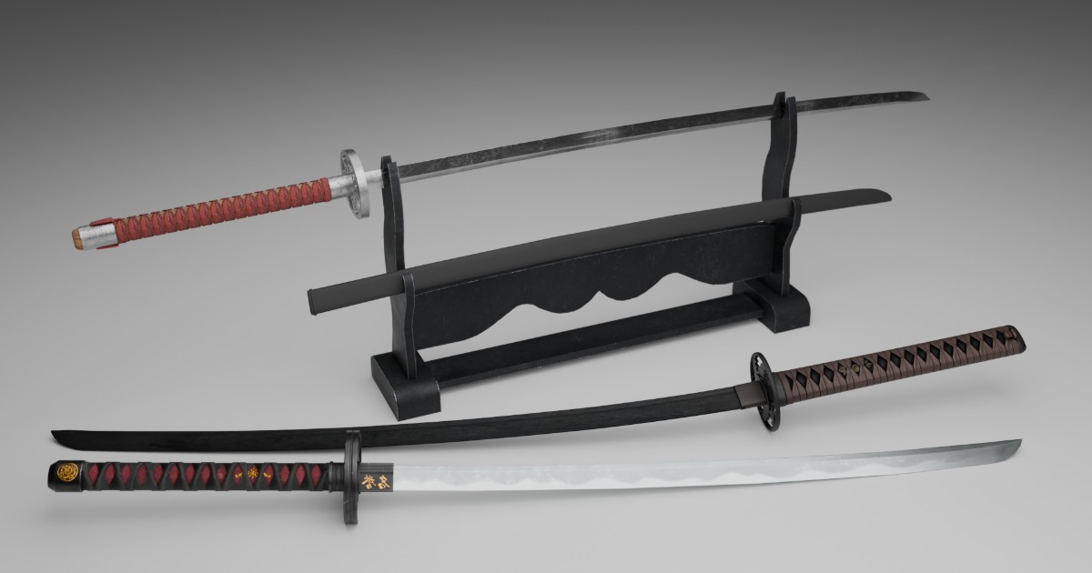 3D Game Kit - Katana Pack | 3D Weapons | Unity Asset Store
