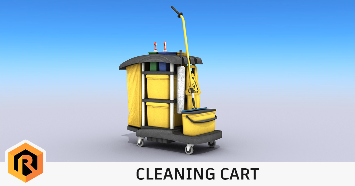 Cleaning Cart | 3D Vehicles | Unity Asset Store