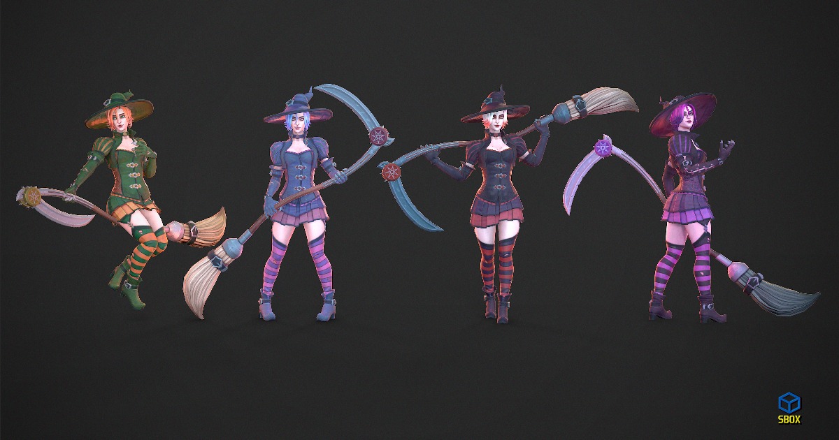Fantasy Witch | Characters | Unity Asset Store