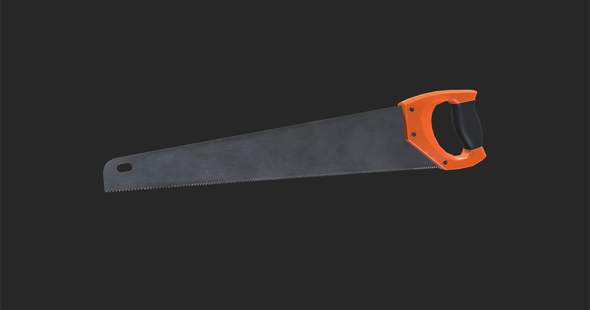Hand Saw – Game-Ready 3D Model | 3D 小道具 | Unity Asset Store