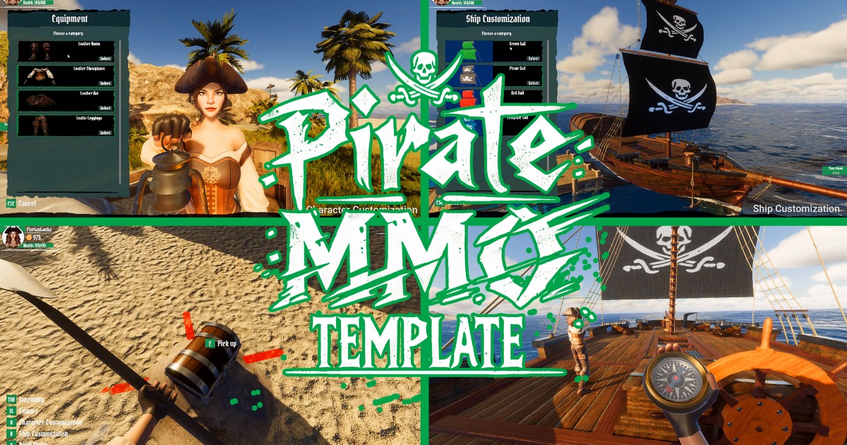 Pirate Multiplayer Game Template (MMO) | Systems | Unity Asset Store