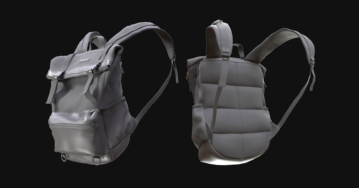 38 Backpack - Male/Female - Rigged Humanoid Skeleton | 3D Characters ...