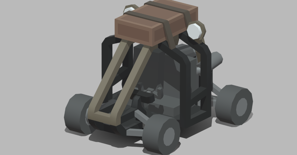 Bunny Hopper - Low Poly First-Person Vehicle | 3D Land | Unity Asset Store