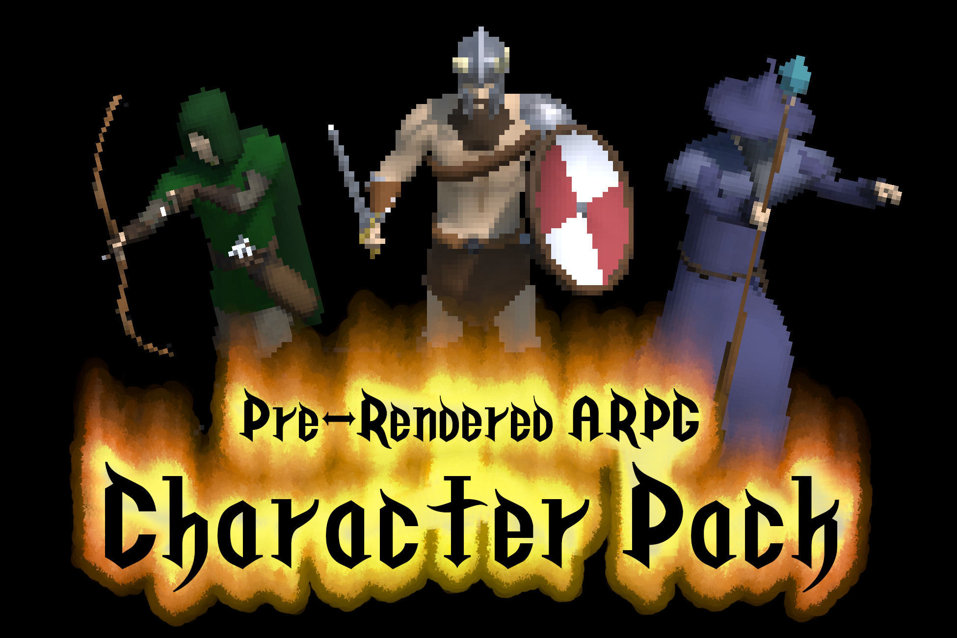 Pre-Rendered ARPG Character Pack | 2D Characters | Unity Asset Store