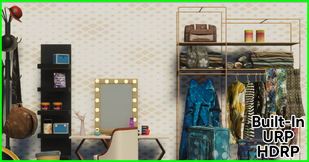 Dressing Room Assets | 3D Interior | Unity Asset Store