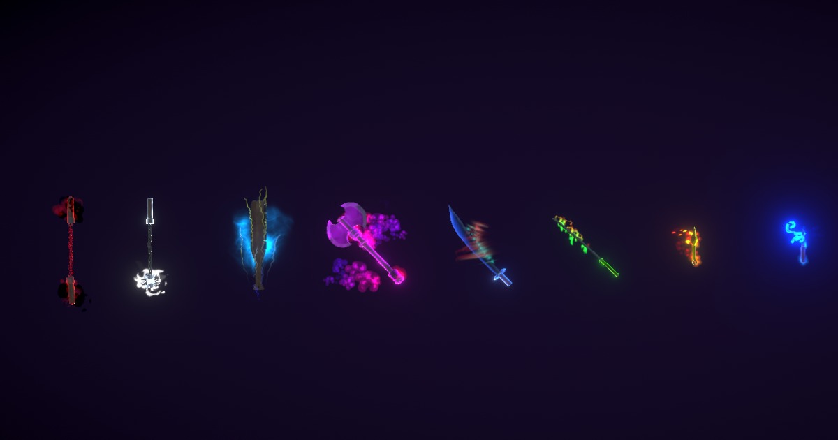 3D Low Poly Ancient Arsenal: Weapons Asset Pack | 3D Weapons | Unity ...