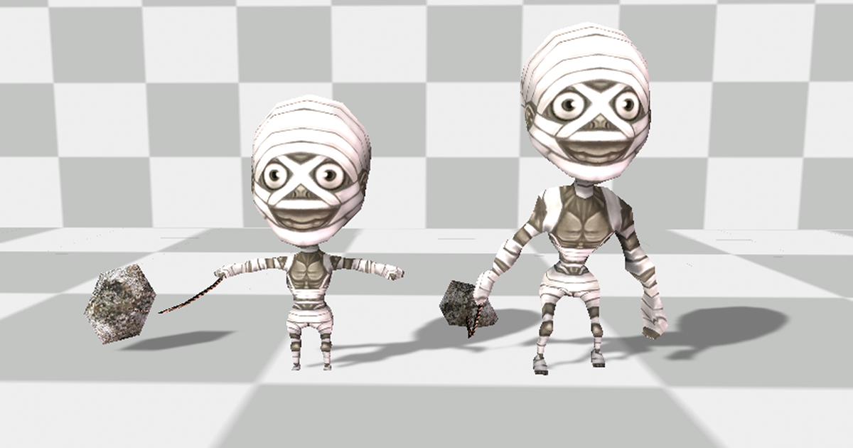 Micro Lowpoly Mummy | 3D Creatures | Unity Asset Store