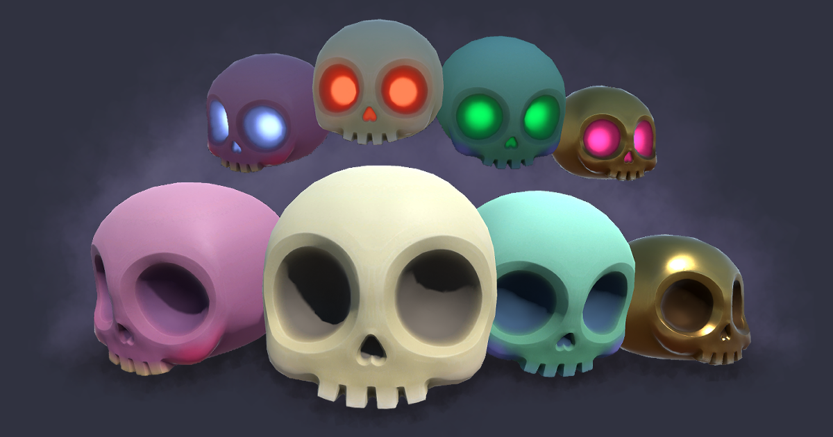 Cute Skull | 3D Props | Unity Asset Store