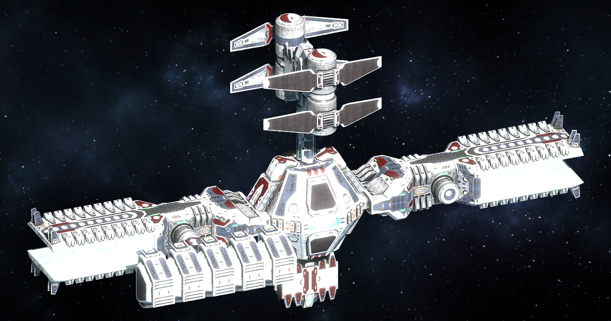 Modular Space Station Mars | 3D Space | Unity Asset Store