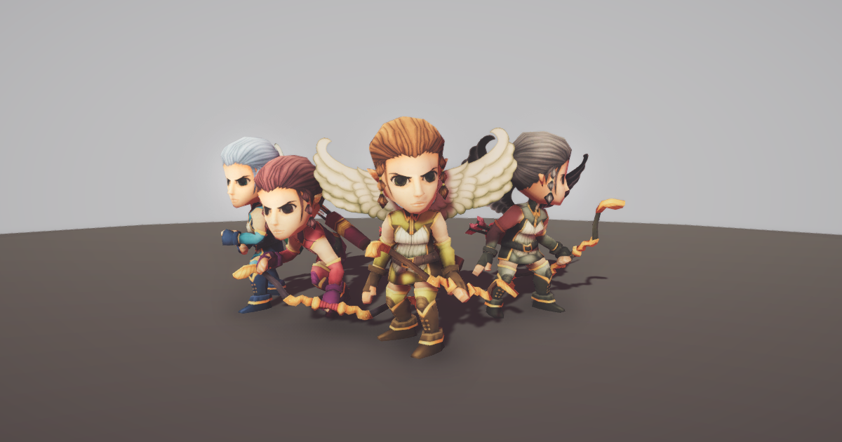 Female Archer Treka | Characters | Unity Asset Store