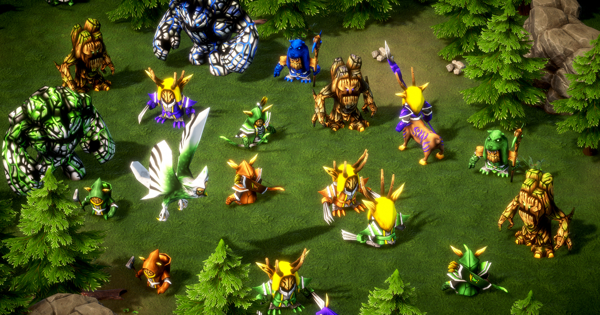 RTS Mini Legion Elf Sentinel HP | Characters | Unity Asset Store