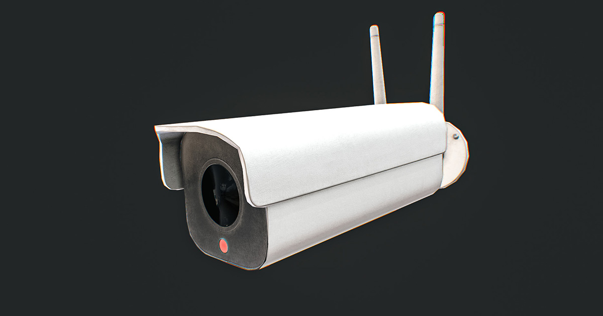Security Camera 3D Model - Game Ready | 3D Props | Unity Asset Store