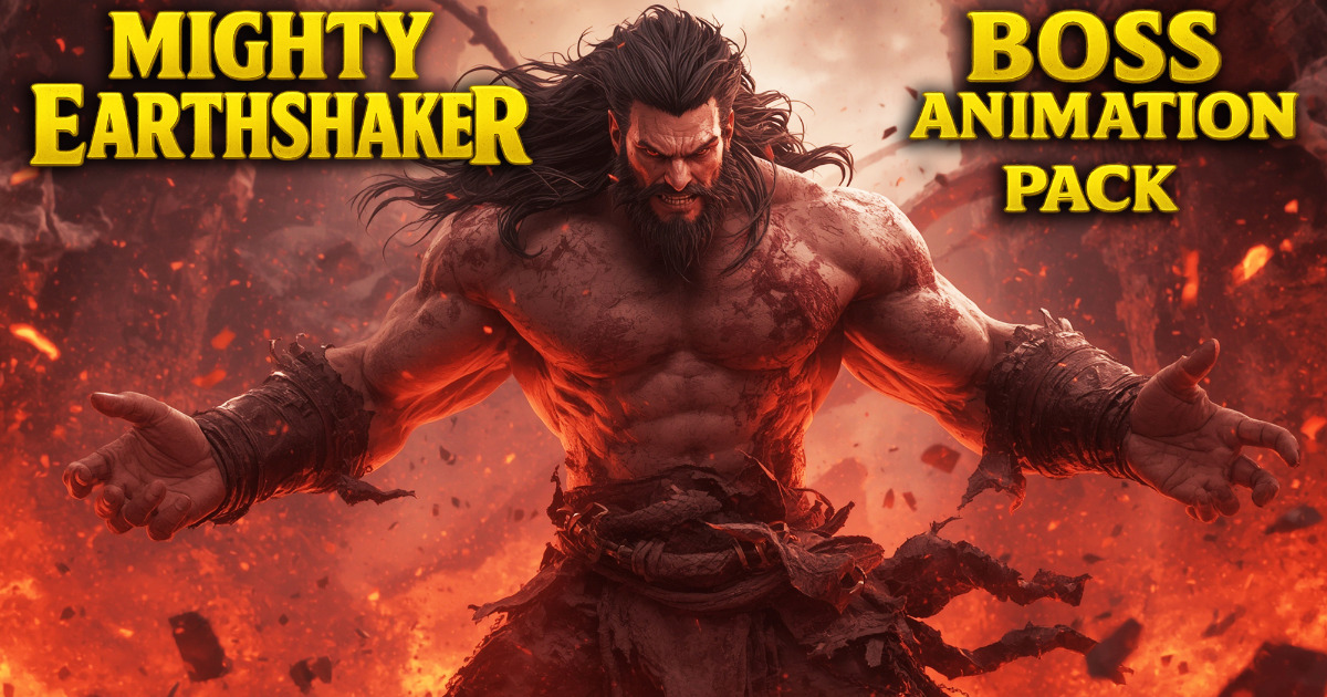 Mighty Earthshaker Boss Animation Pack | 3D Animations | Unity Asset Store