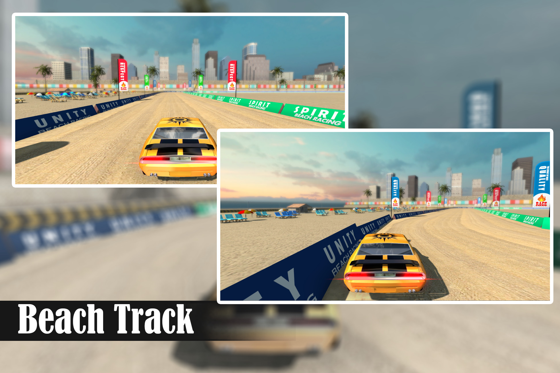Beach Race Track | 3D Roadways | Unity Asset Store