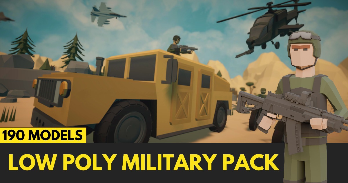 Low Poly Military Pack | 3D Historic | Unity Asset Store