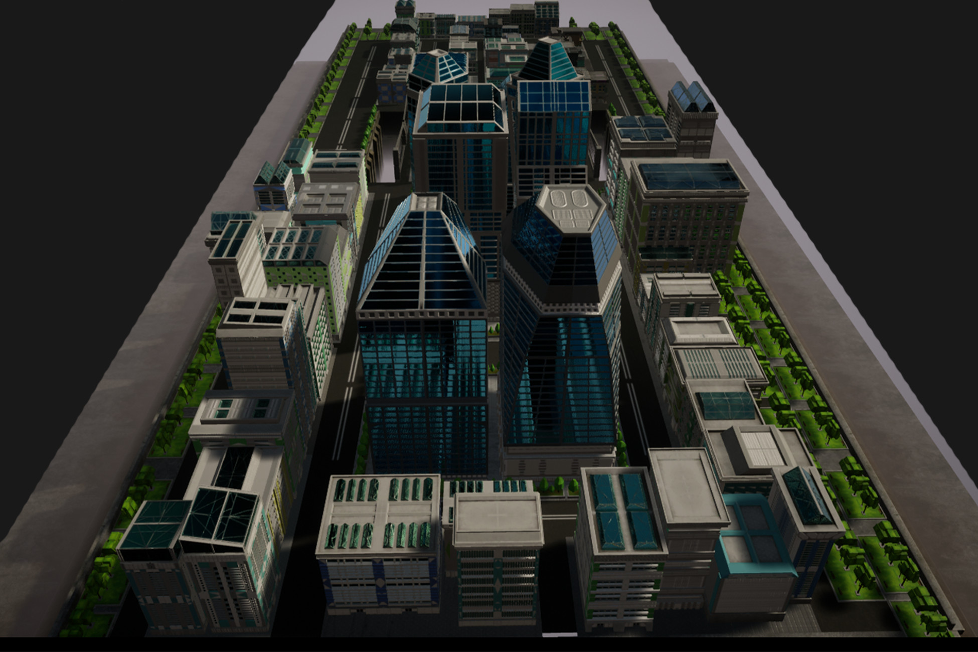 Low Poly City(с) | 3D Environments | Unity Asset Store