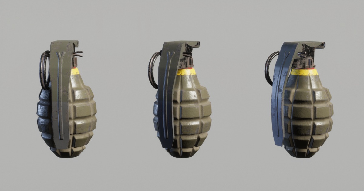 Grenade MK 2 | 3D Weapons | Unity Asset Store