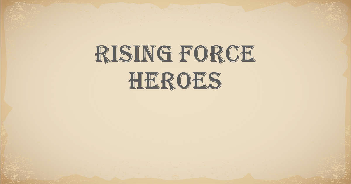 Rising Force Heroes | Systems | Unity Asset Store