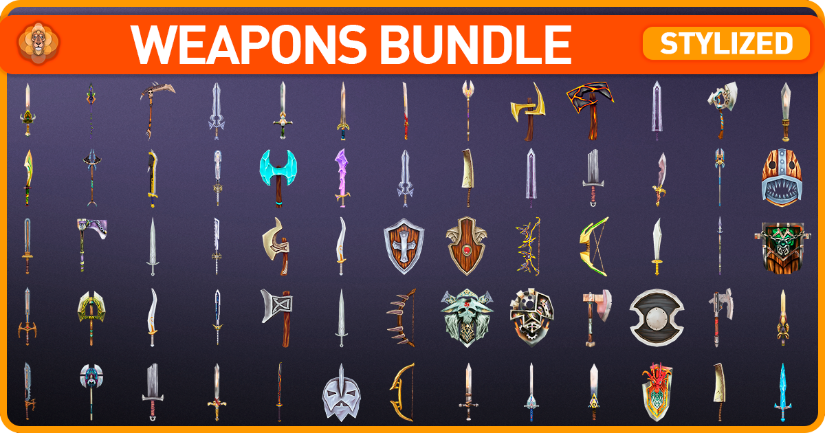 Stylized Weapons Collection | 3D Weapons | Unity Asset Store