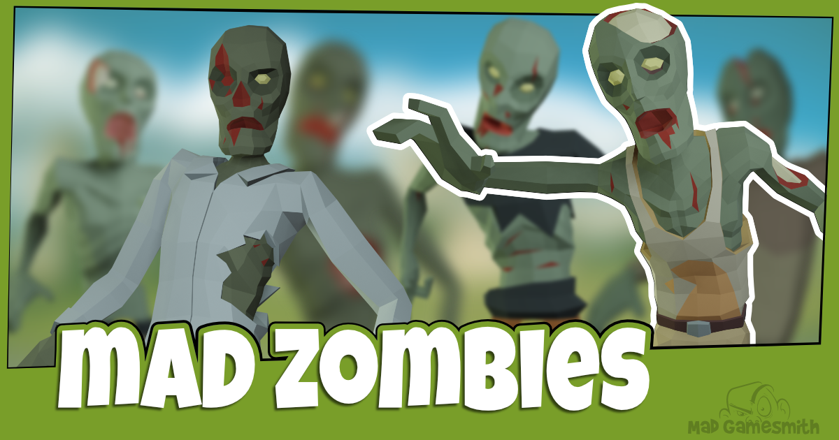 Mad Zombies Pack | 3D 캐릭터 | Unity Asset Store