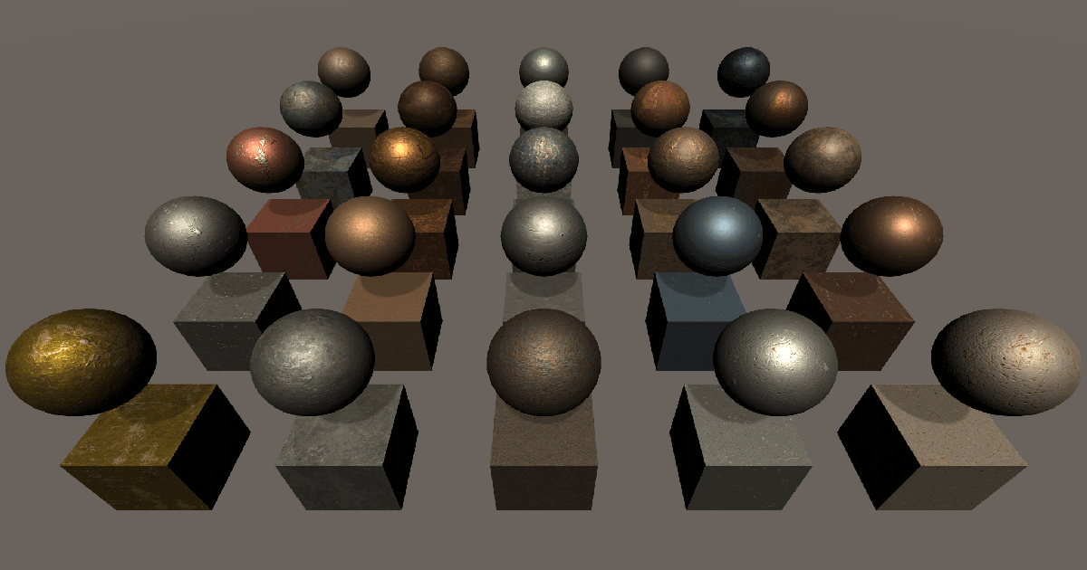 25 Metal Materials Ready, Volume. 4 | 2D Metals | Unity Asset Store
