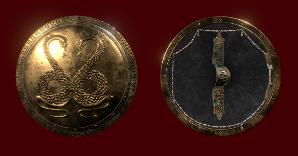 Shields Mythology - Jasón (Brass Version) | 3D Weapons | Unity Asset Store