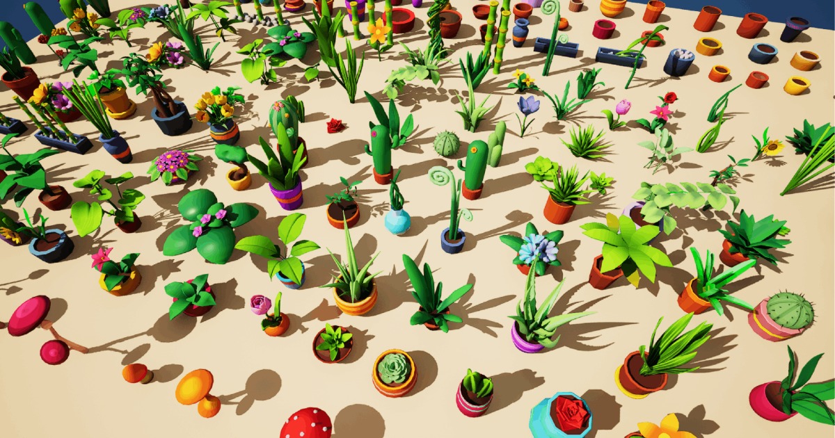 Stylized Plant Pack | 3D Props | Unity Asset Store