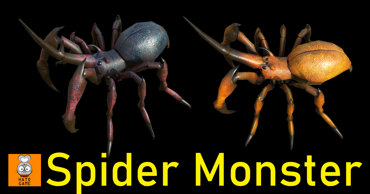 01_Monster: Spider scarab | 3D Creatures | Unity Asset Store