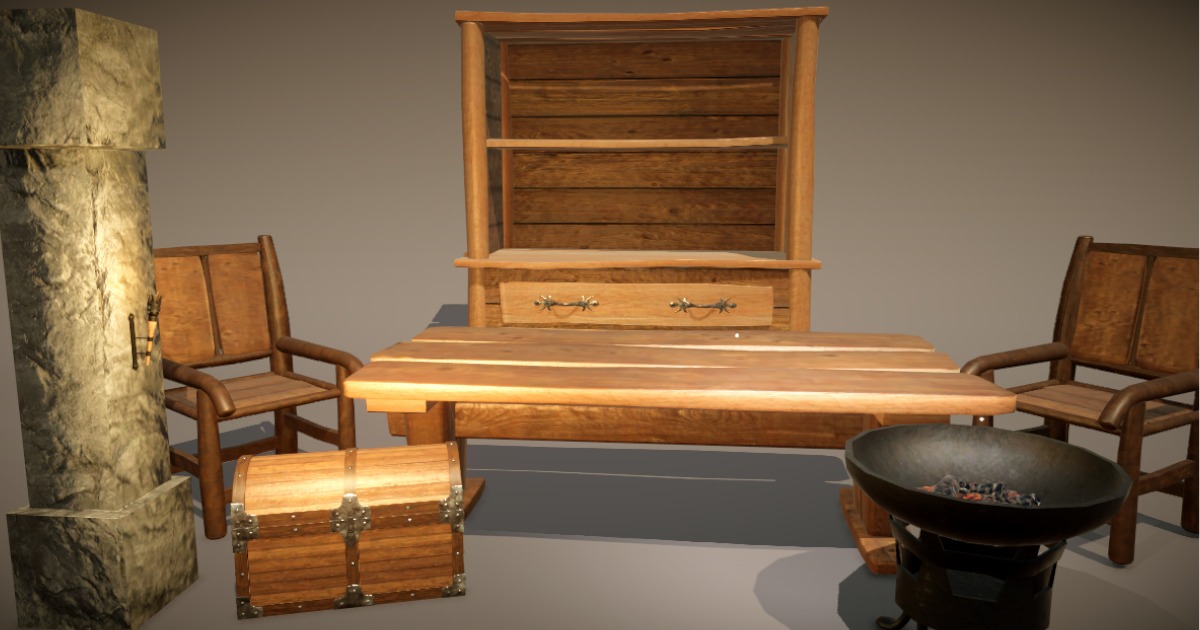 Fantasy Furniture GC - Human | 3D Props | Unity Asset Store
