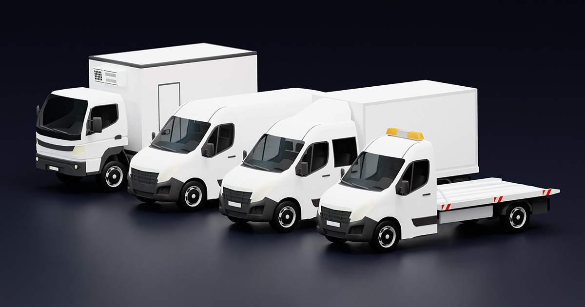 Megapoly.Art - Vans&Light Trucks | 3D Land | Unity Asset Store