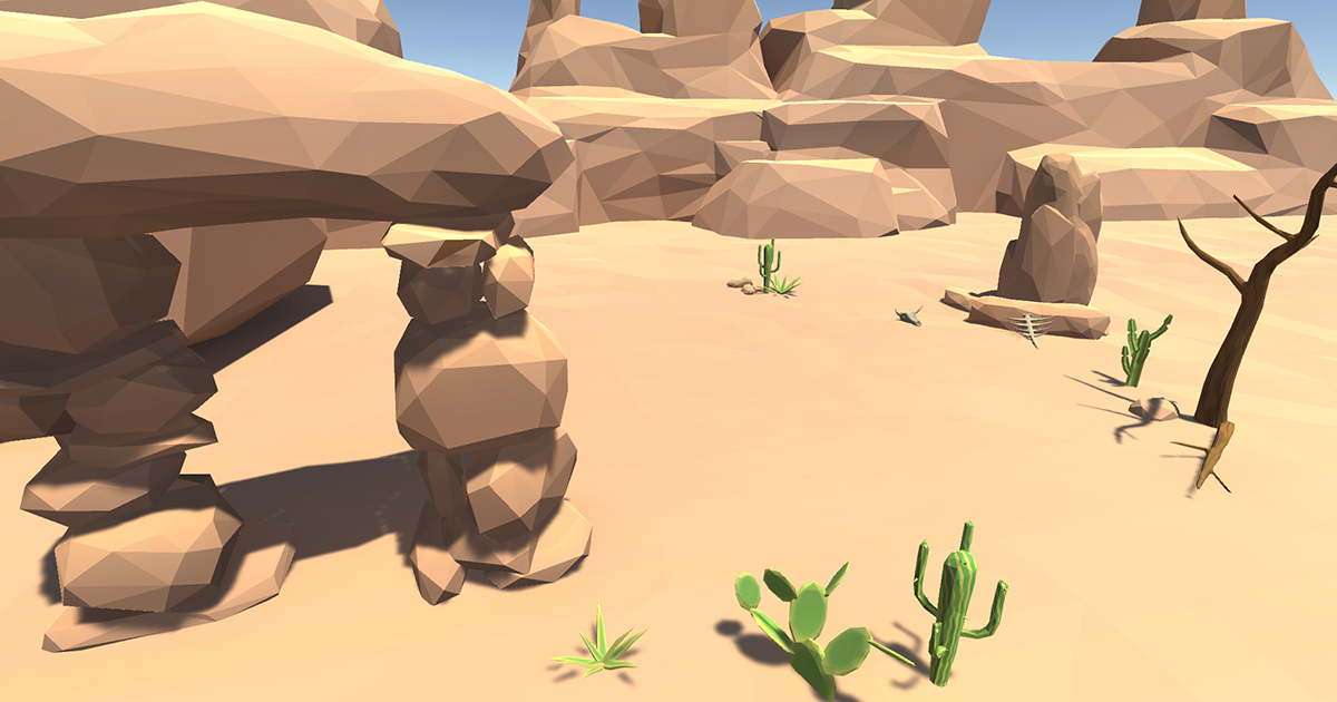 Low Poly Desert Environment | 3D Environments | Unity Asset Store
