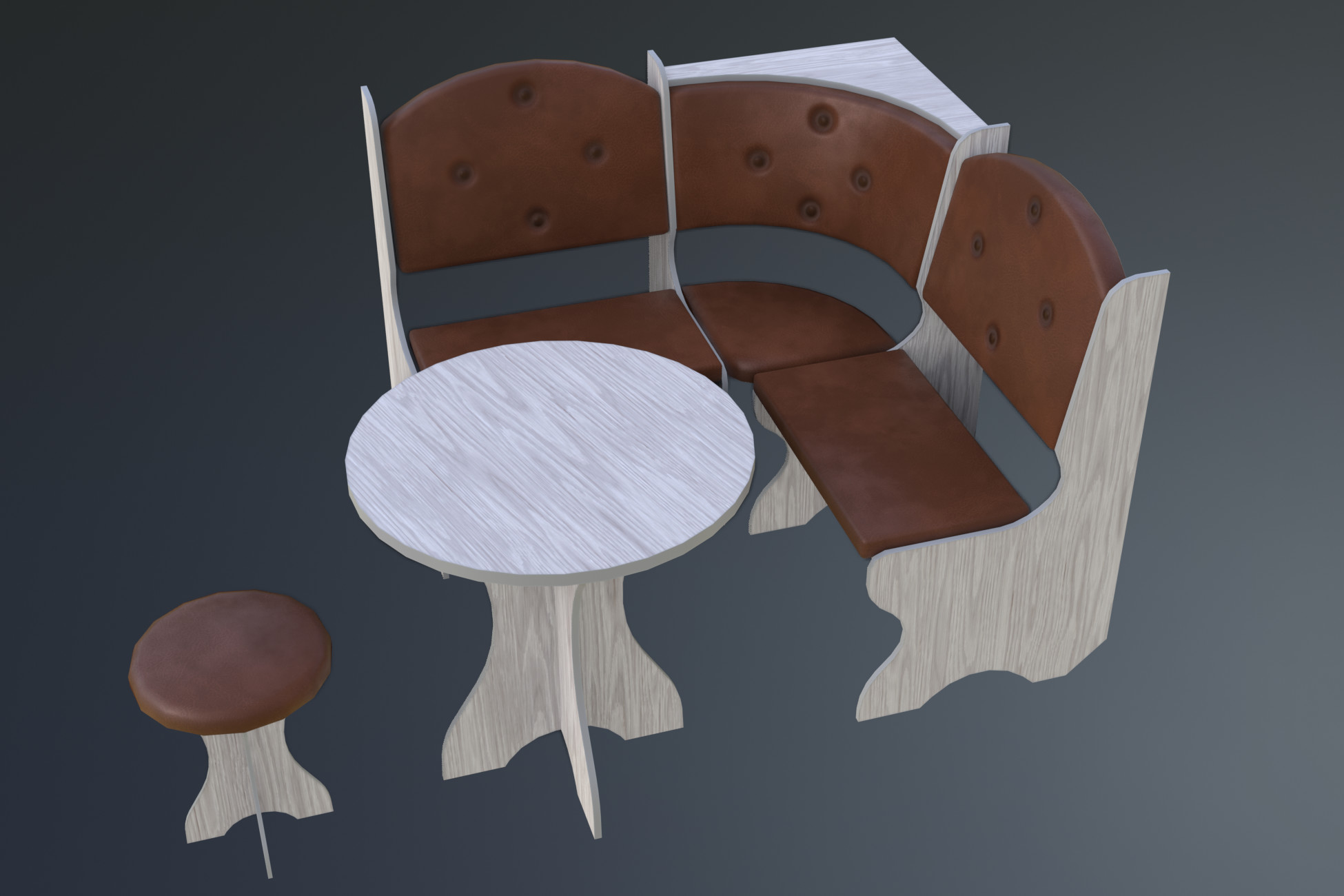 Dining Area corner Sofa05 | 3D Furniture | Unity Asset Store