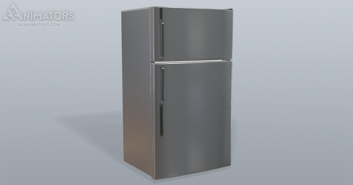 Low Poly Fridge 3d Electronics Unity Asset Store 4582