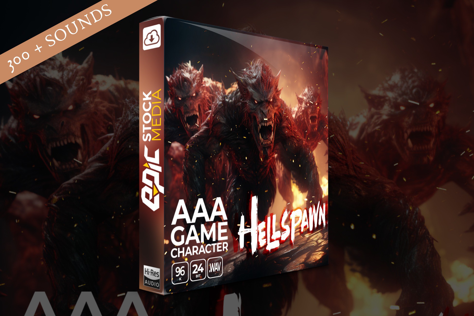AAA Game Character Hellspawn | Creatures Sound FX | Unity Asset Store