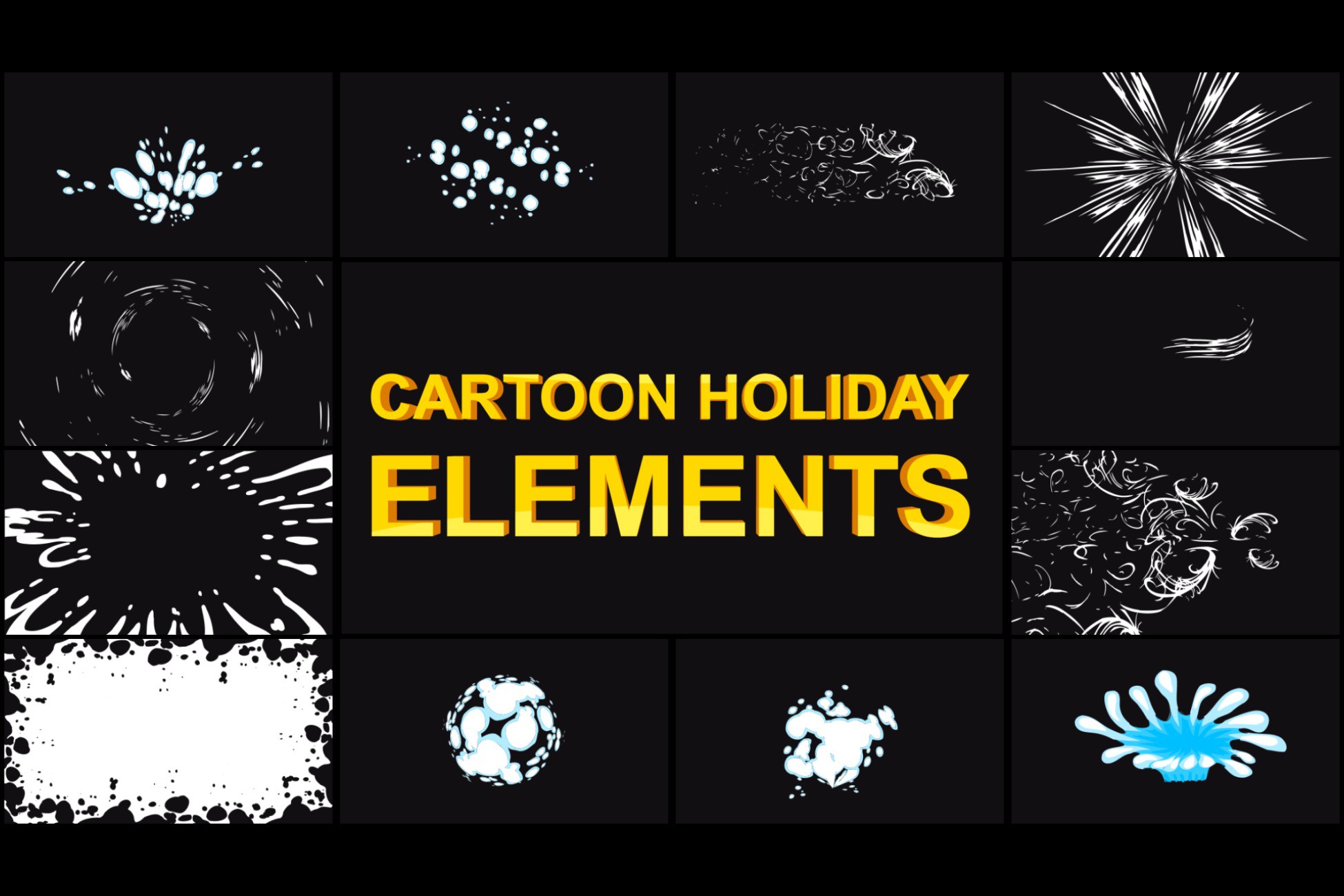 Cartoon Holiday Elements | 시각 효과 | Unity Asset Store