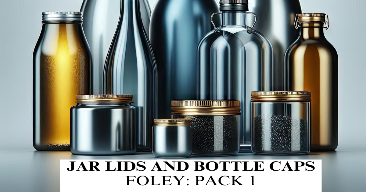 JAR LIDS AND BOTTLE CAPS FOLEY: PACK1 | Foley Sound FX | Unity Asset Store