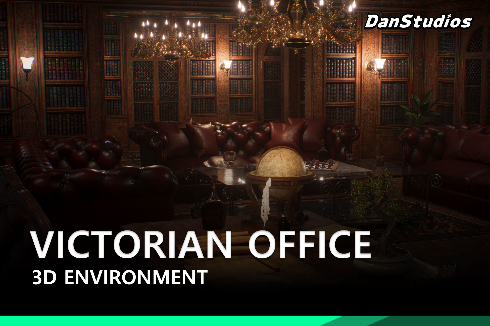 Victorian Office Environment | HDRP/URP/Built-In | 3D Environments | Unity Asset Store