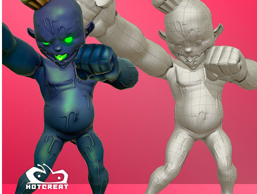 DarkSugar Zombie - Fat | 3D Humanoids | Unity Asset Store