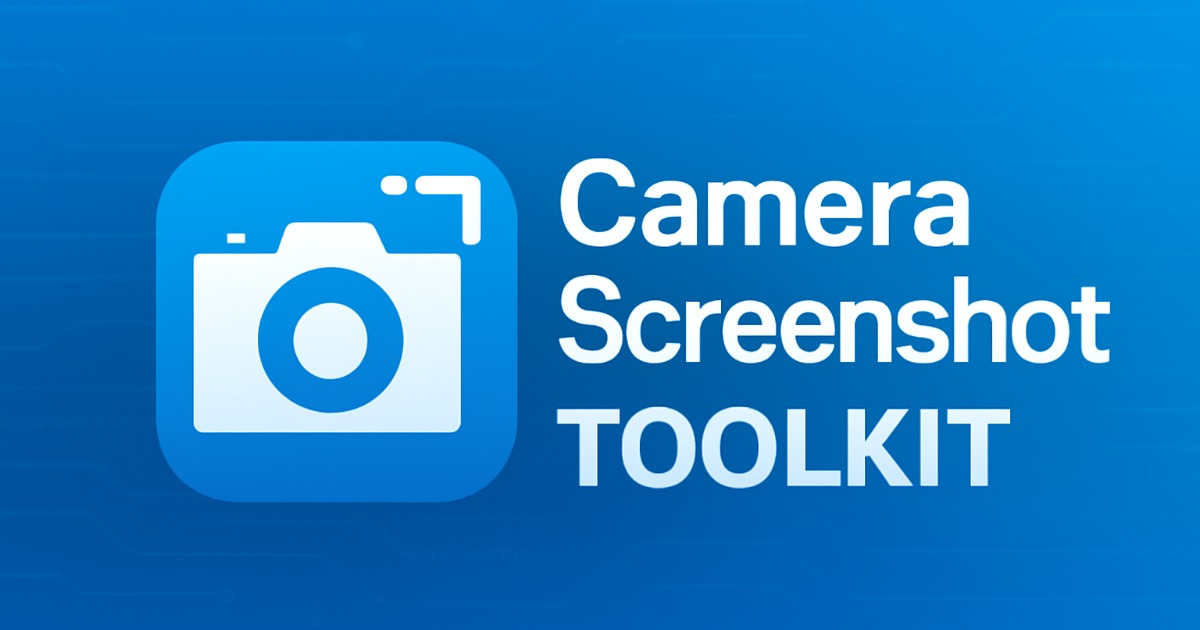 Camera Screenshot Toolkit | Game Toolkits | Unity Asset Store