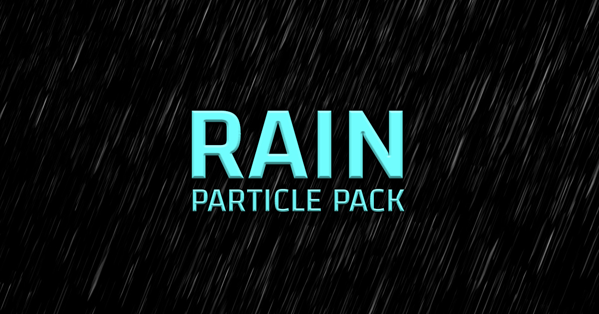 Rain Particles 2D & 3D + Sound Effects | VFX Particles | Unity Asset Store