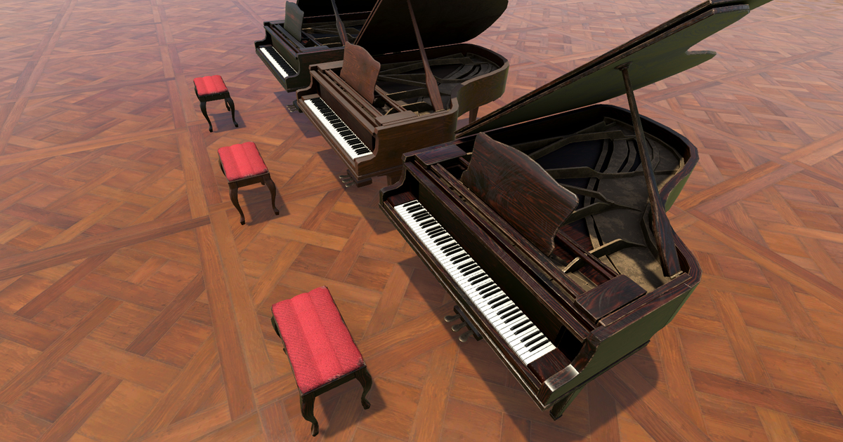 Grand Piano | 3D Props | Unity Asset Store