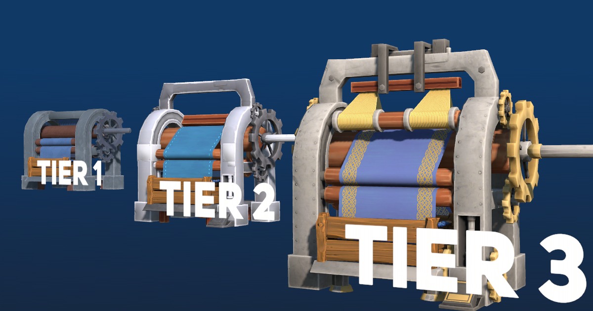 Stylized Tailor Workbench & Icons | 3D Furniture | Unity Asset Store
