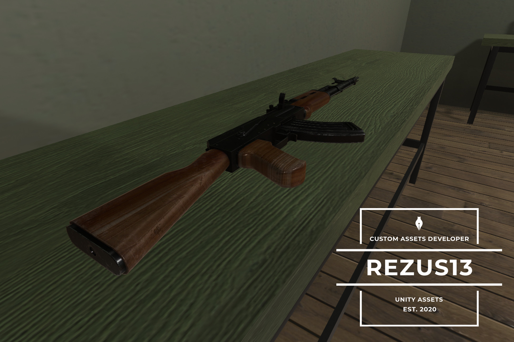 HQ PBR Ak47 | 3D 武器 | Unity Asset Store