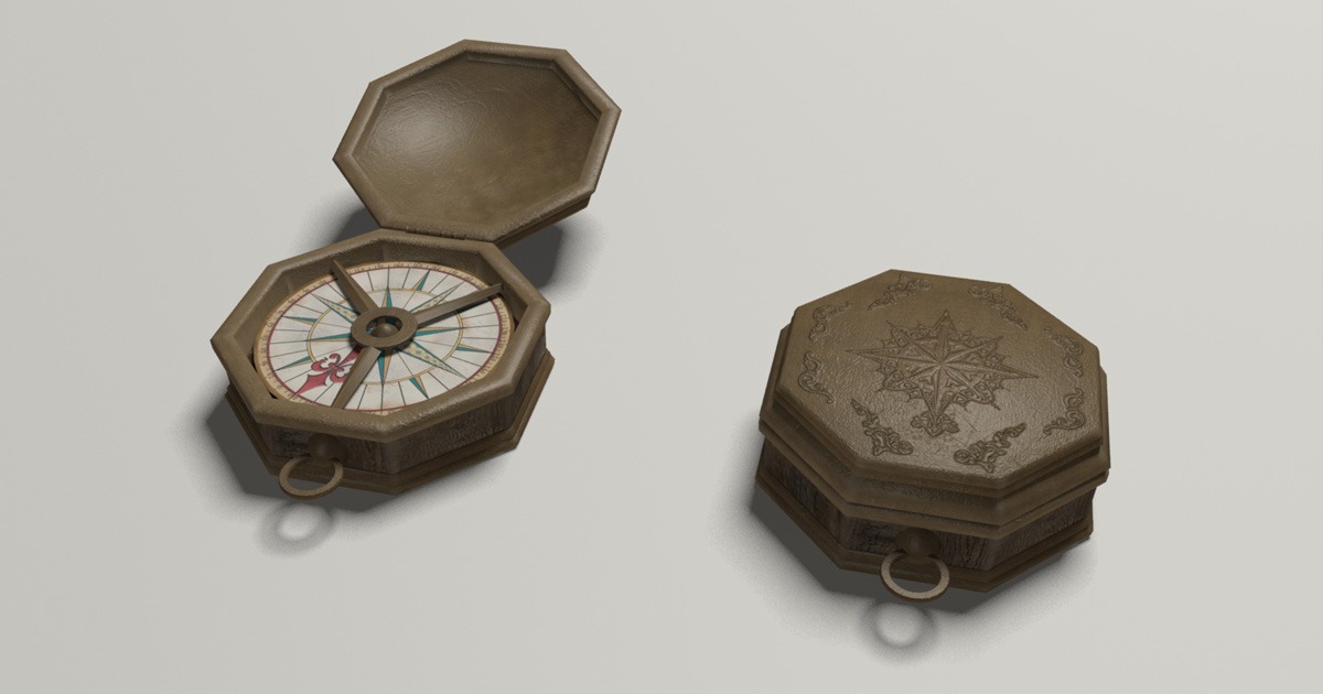 Pirate adventure compass | 3D Tools | Unity Asset Store