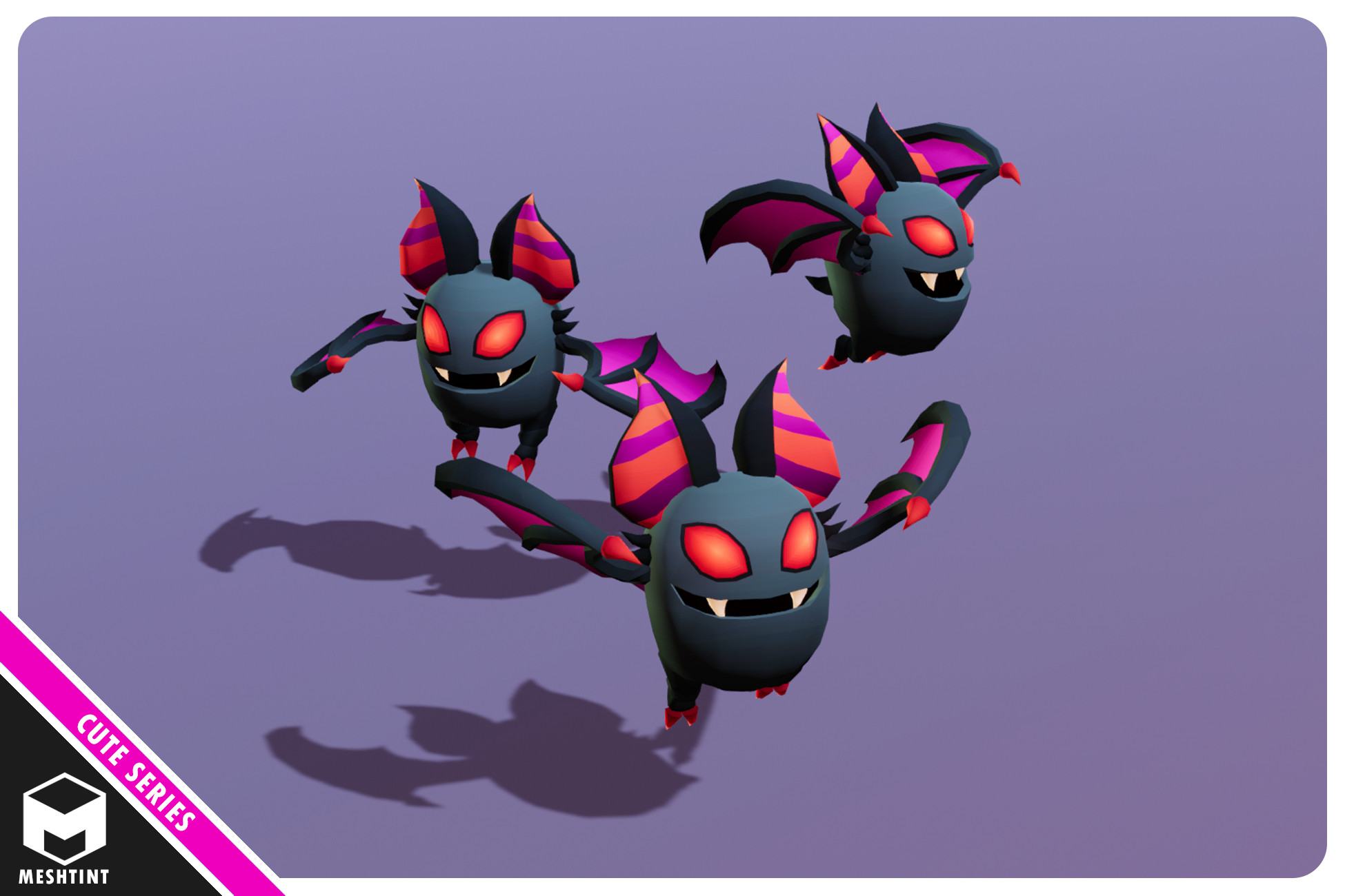 Vampire Bat Cute Series | 3D Creatures | Unity Asset Store