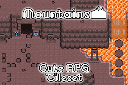 2d TopDown Mountains Tileset - Fantasy Dreamland | Unity AssetStore ...