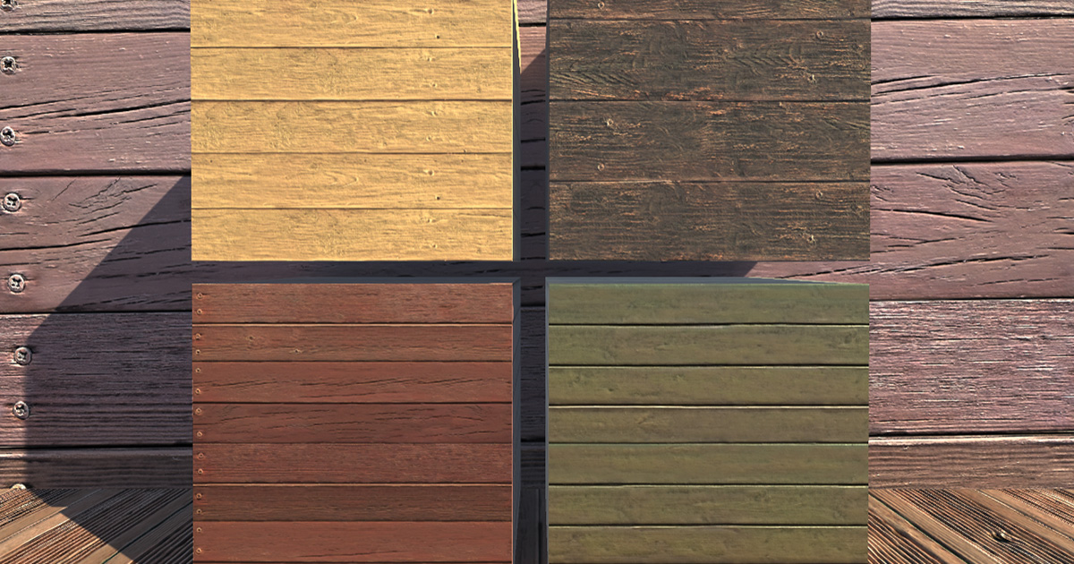 Plank Textures PBR | 2D Wood | Unity Asset Store