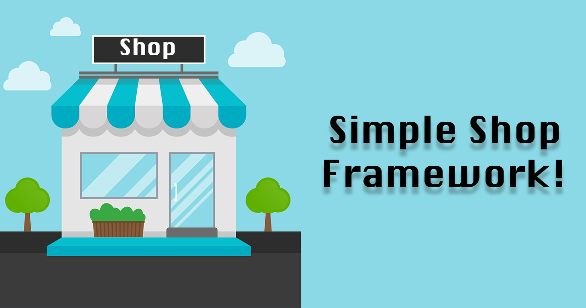 Simple Shop Framework | GUI Tools | Unity Asset Store